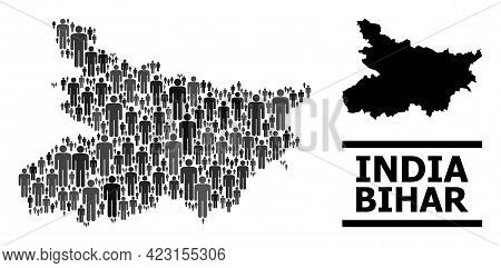 Map Bihar State Vector & Photo (Free Trial) | Bigstock