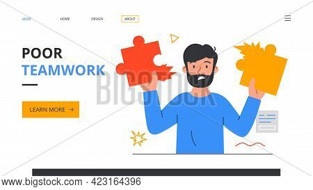 Bad Failed Teamwork, Vector & Photo (Free Trial) | Bigstock