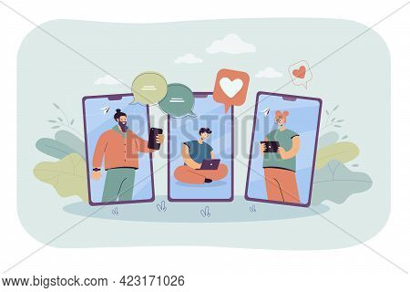 Happy People On Vector & Photo (Free Trial) | Bigstock
