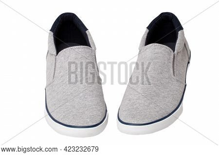 Mans Gray Shoes. Close Image & Photo (Free Trial) | Bigstock