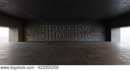 Dark Concrete Building Image & Photo (Free Trial) | Bigstock