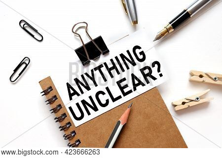 Anything Unclear . Image & Photo (Free Trial) | Bigstock