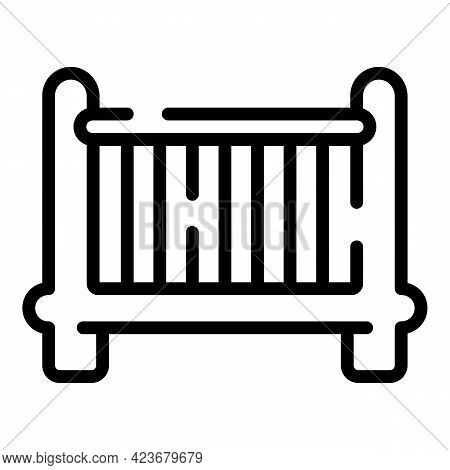 Baby Crib Icon. Vector & Photo (Free Trial) | Bigstock