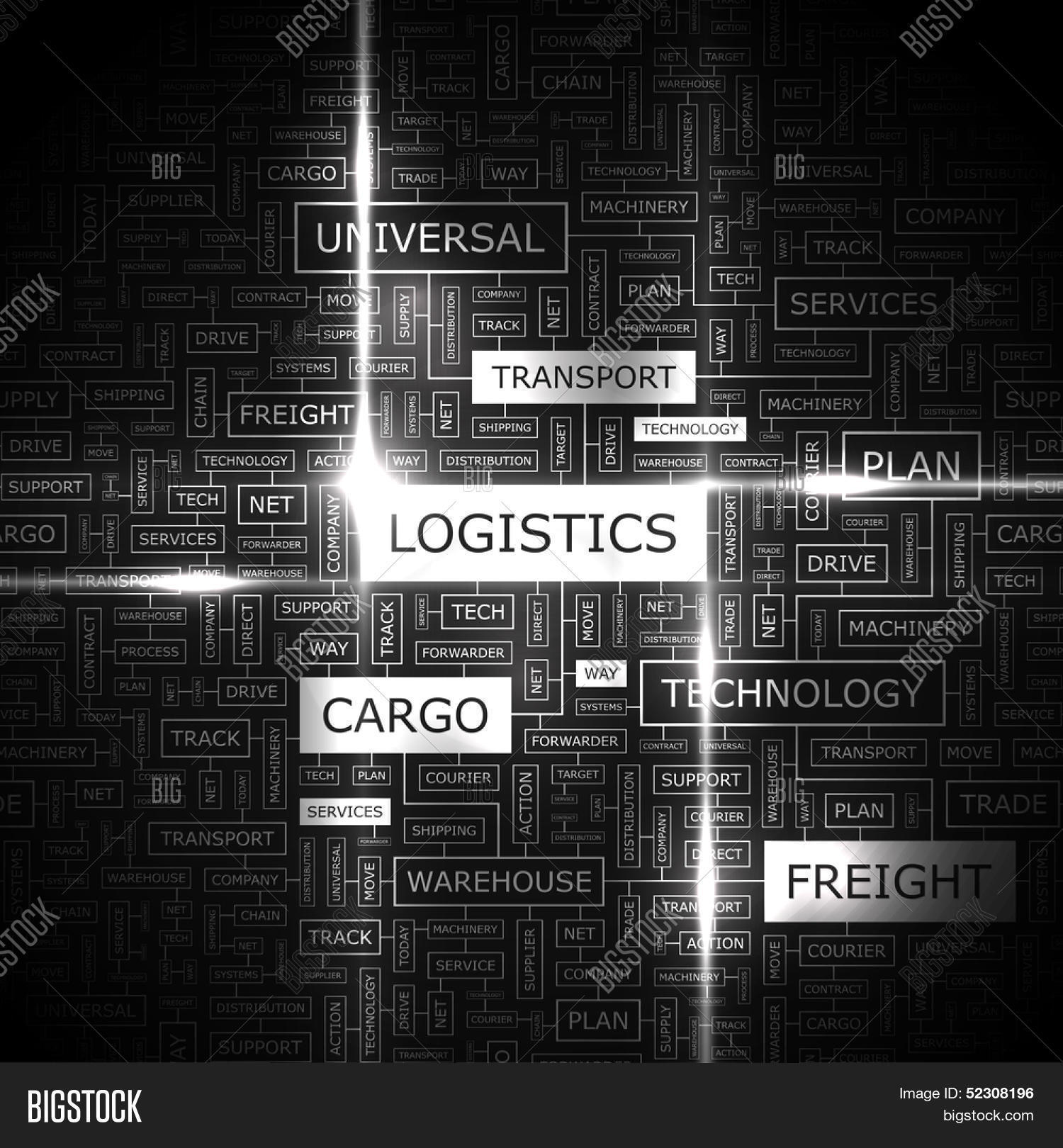 LOGISTICS. Background Vector & Photo (Free Trial) | Bigstock