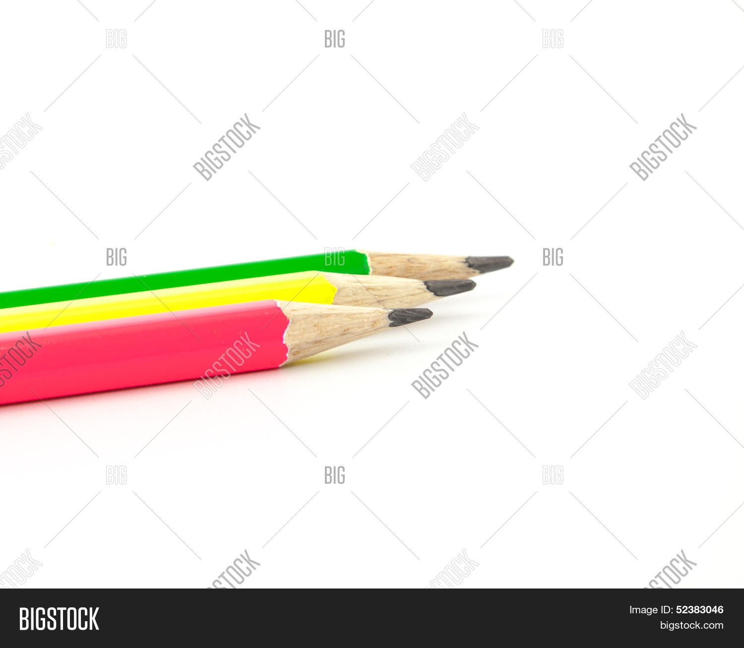 Three Colored Pencils Image & Photo (Free Trial) | Bigstock