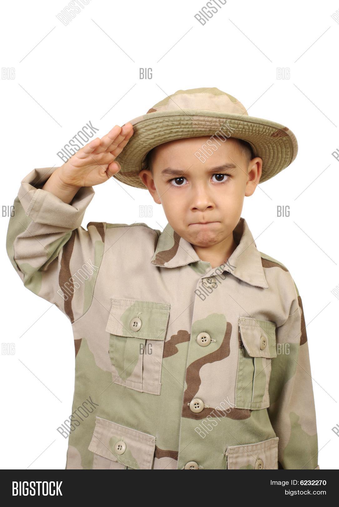 Kids Saluting Image & Photo (Free Trial) | Bigstock