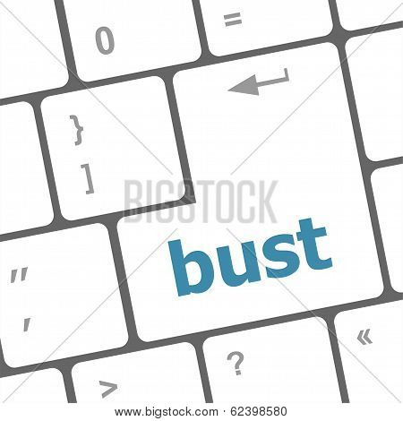 Bust Word Icon On Image & Photo (Free Trial) | Bigstock