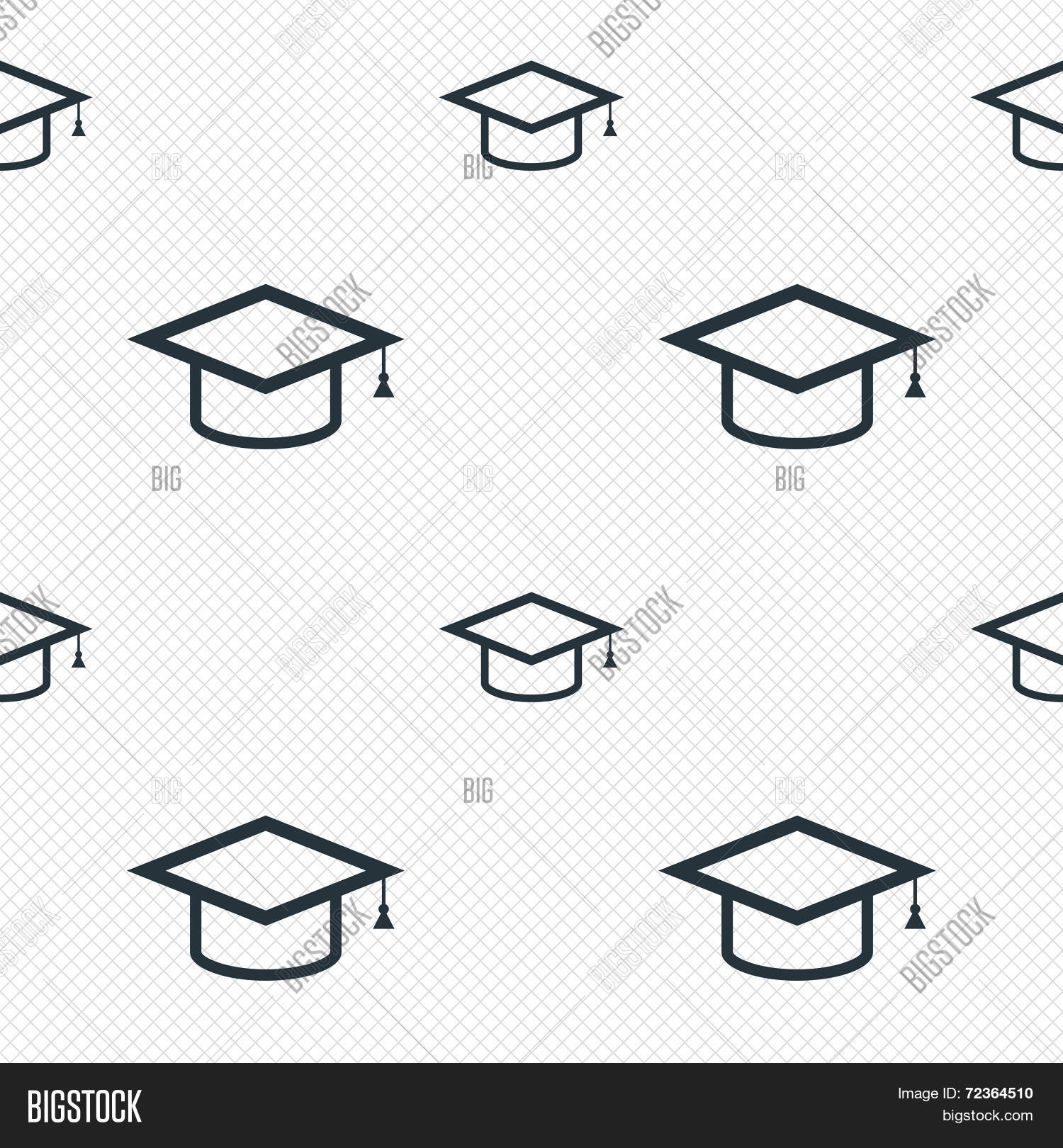 Graduation Cap Sign Vector & Photo (Free Trial) | Bigstock