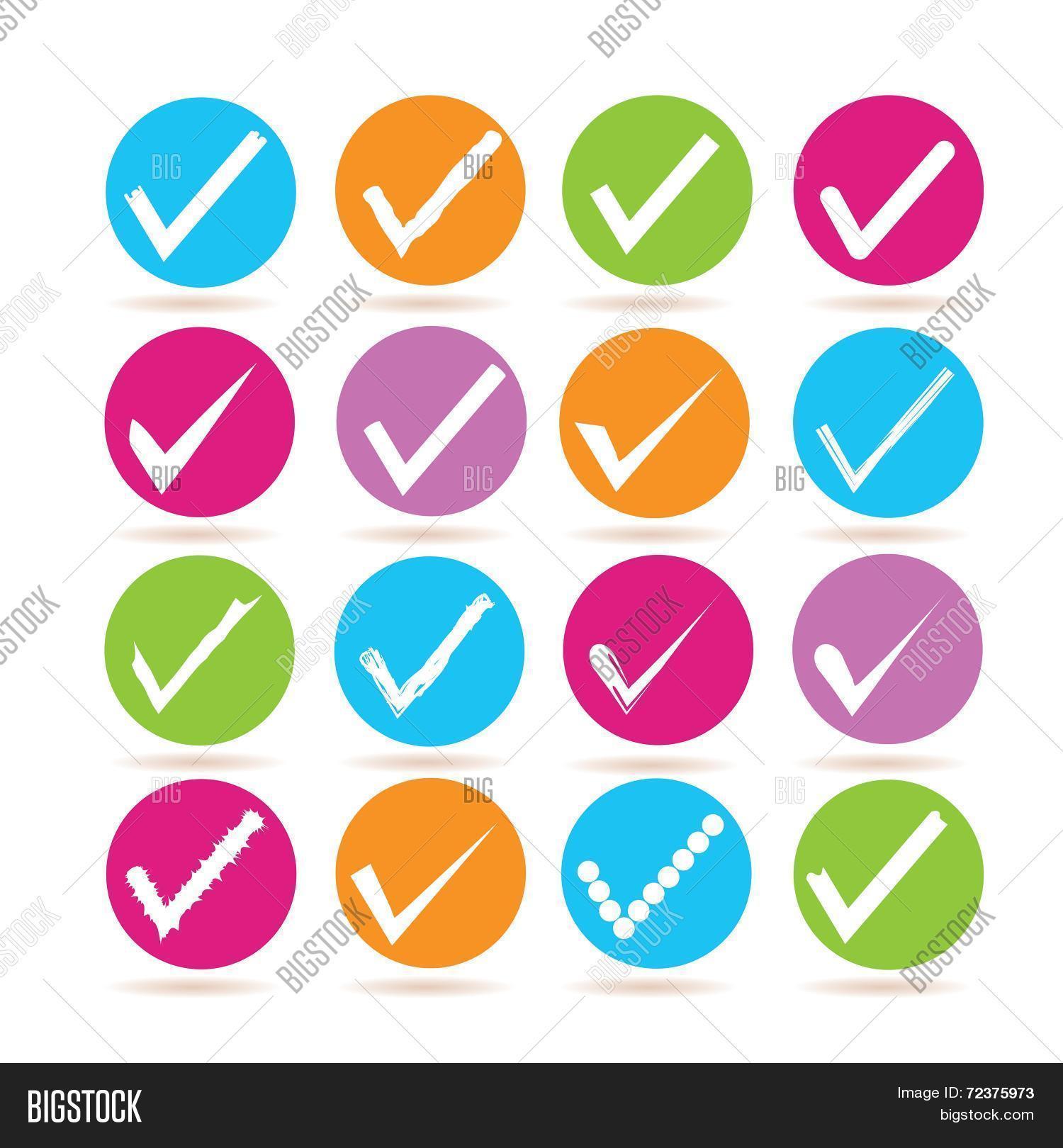 Check Mark Icons Vector & Photo (Free Trial) | Bigstock