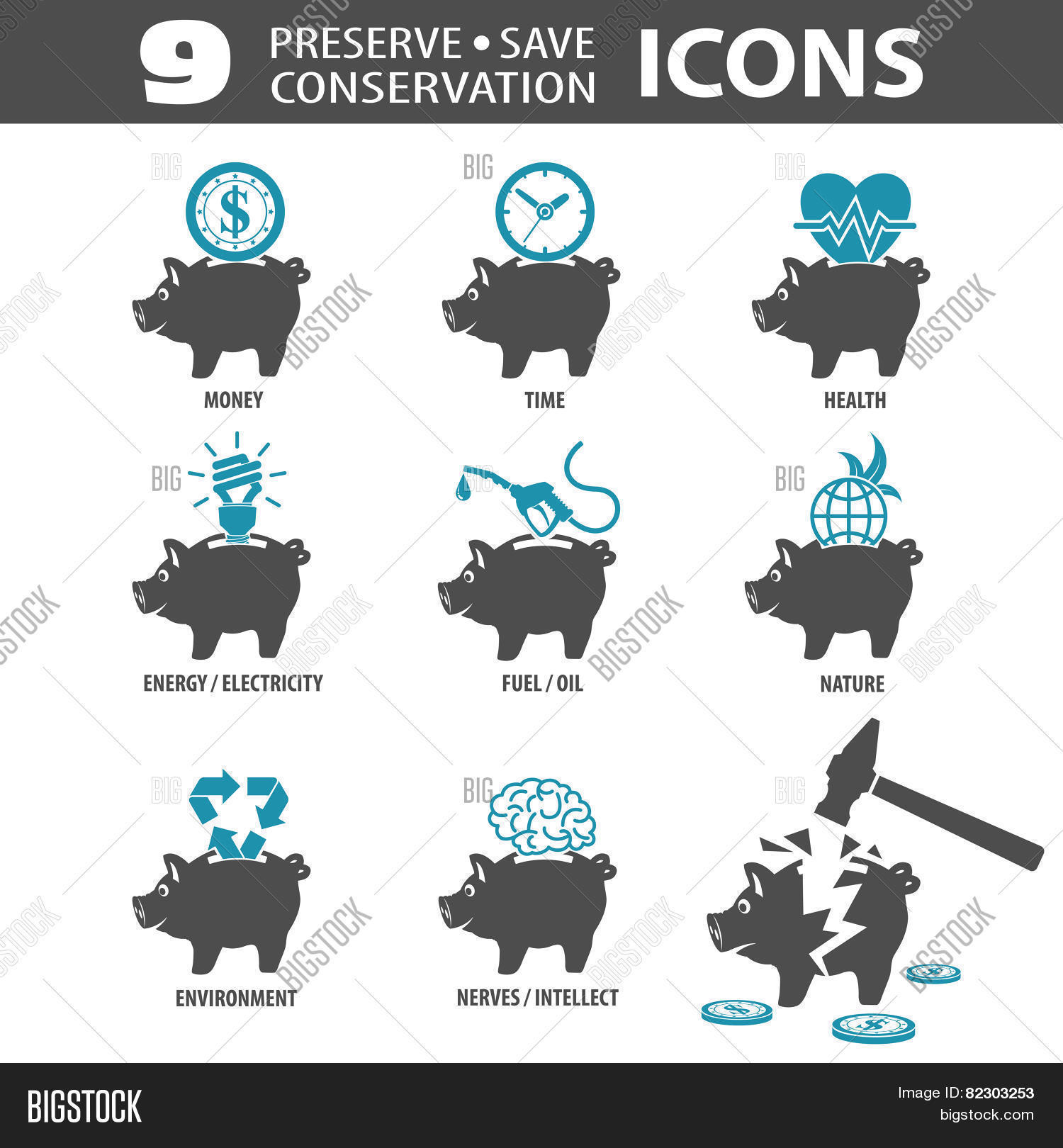Preserve Save Icons Vector & Photo (Free Trial) | Bigstock