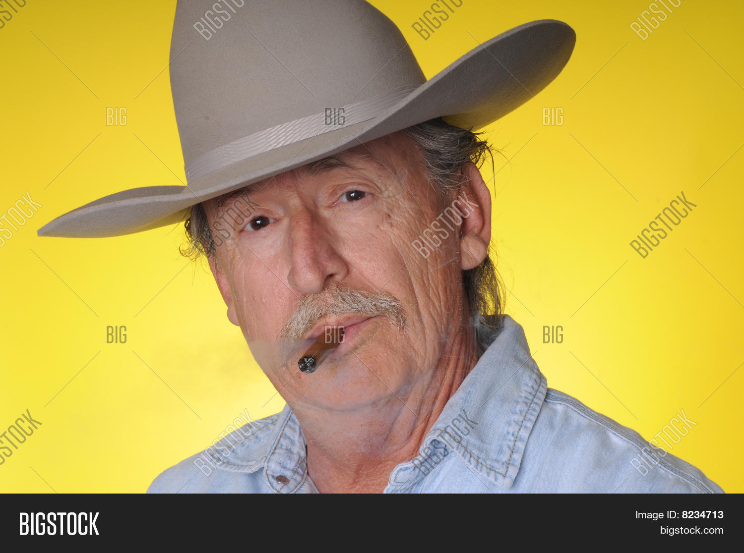 Cowboy Smoking Cigar Image & Photo (Free Trial) | Bigstock