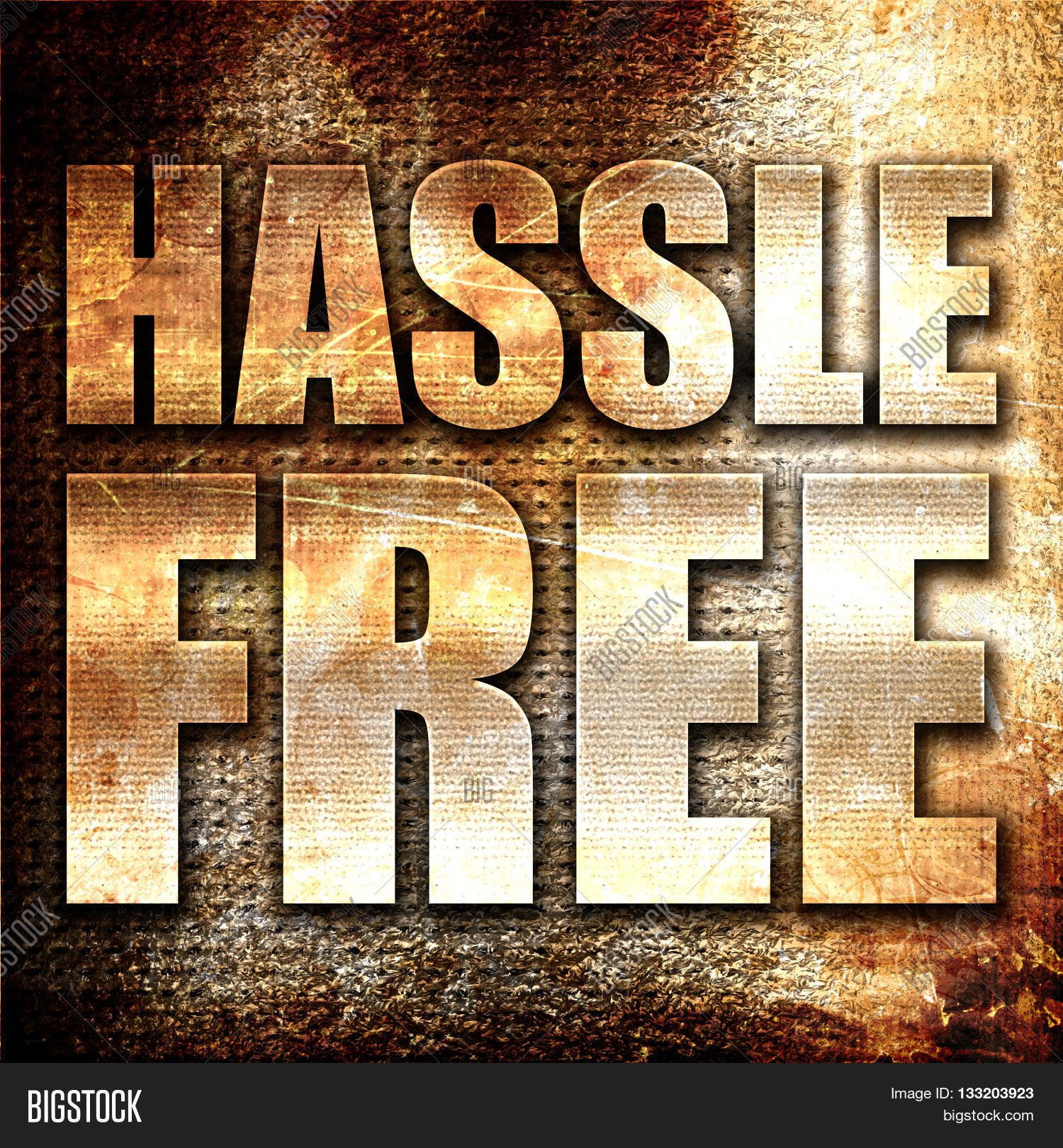 Hassle Free, 3D Image & Photo (Free Trial) | Bigstock