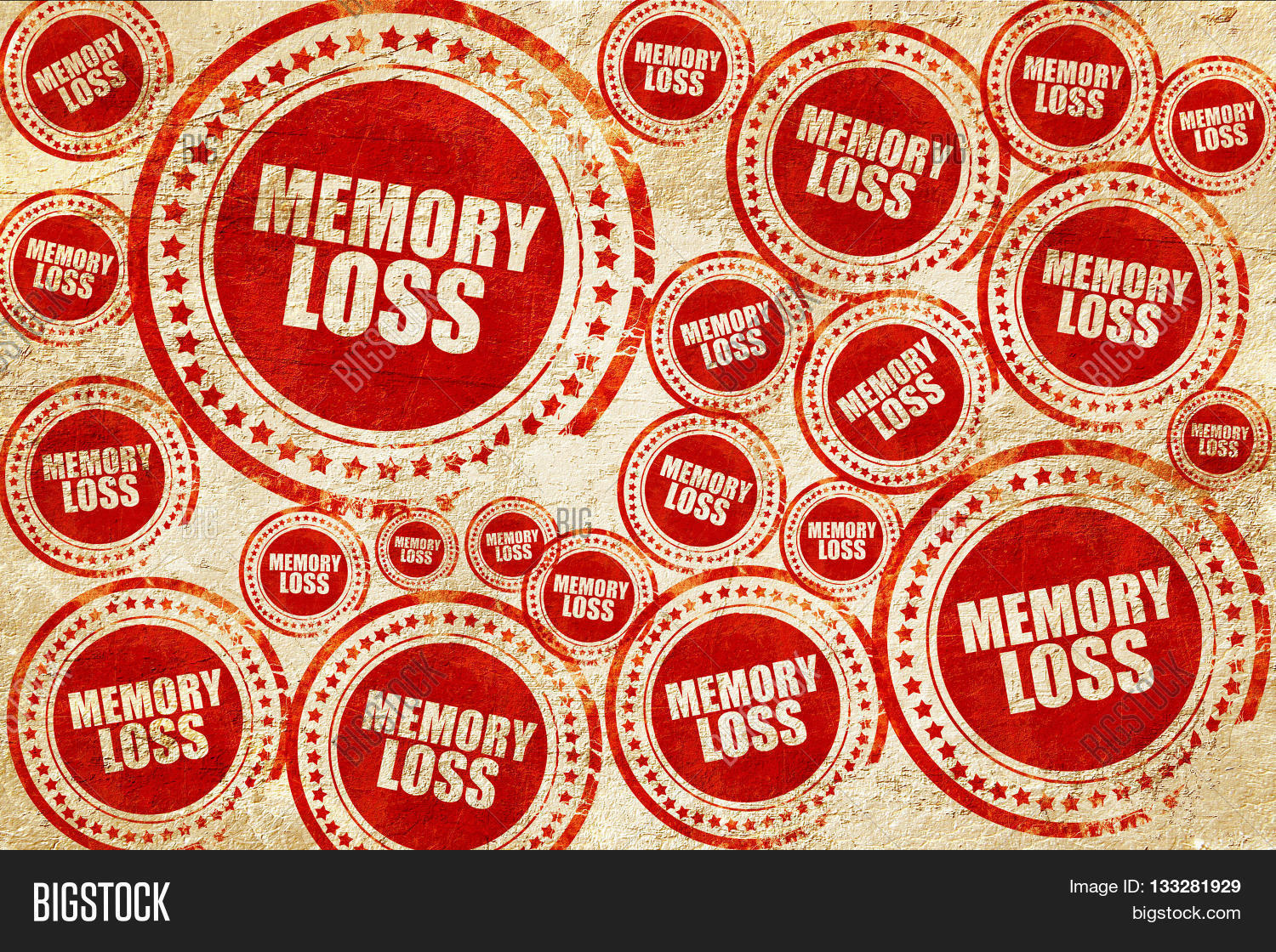 Memory Loss, Red Stamp Image & Photo (Free Trial) | Bigstock