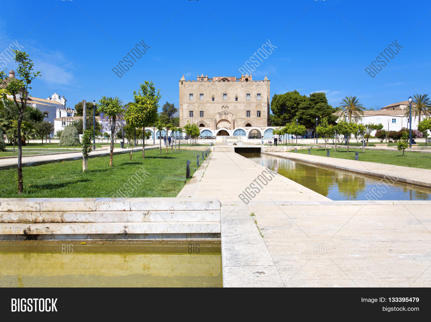 Zisa Castle Palermo, Image & Photo (Free Trial) | Bigstock