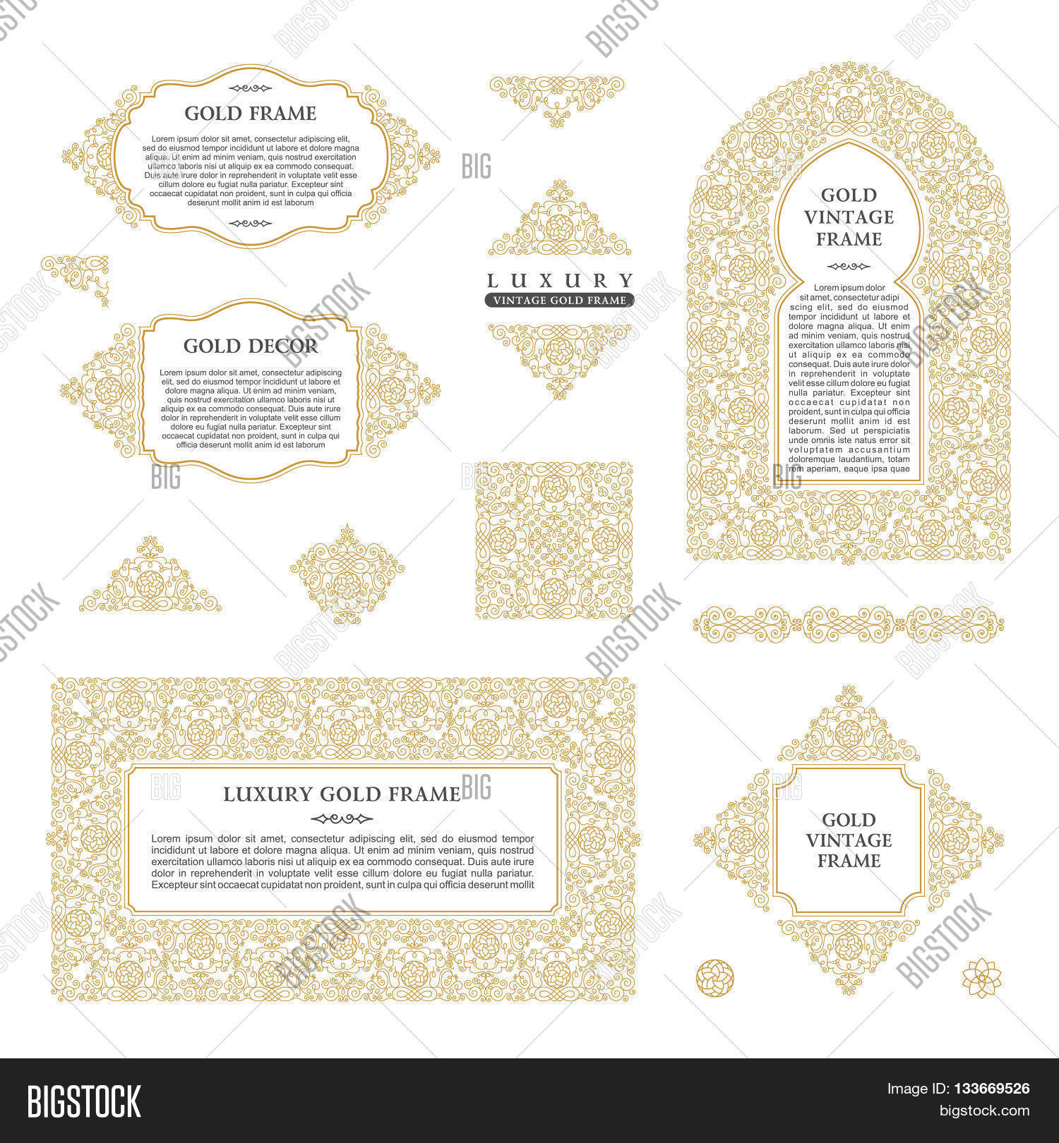 Arabic Set Frames Image & Photo (Free Trial) | Bigstock