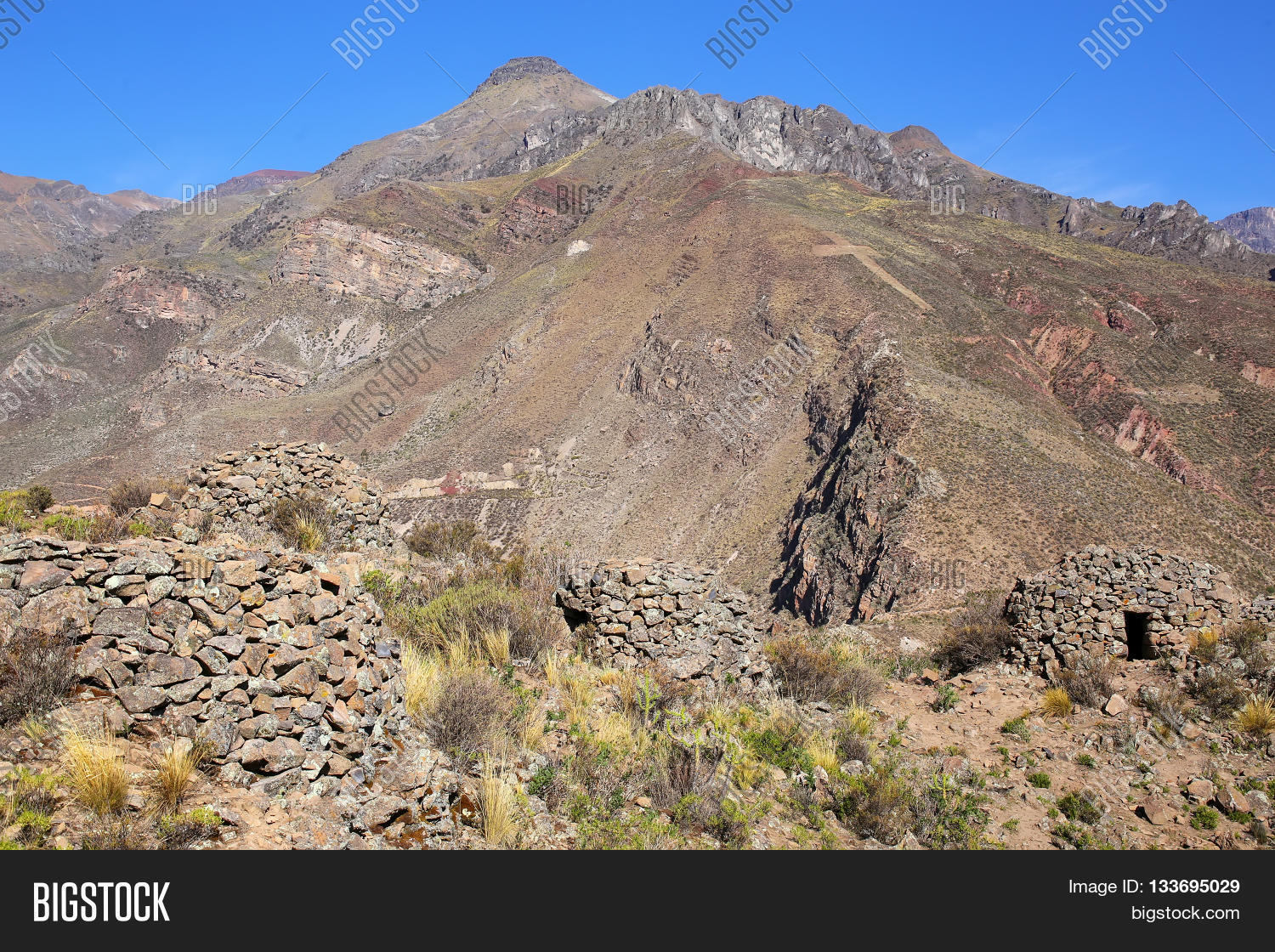 Pre-incan Round Houses Image & Photo (Free Trial) | Bigstock