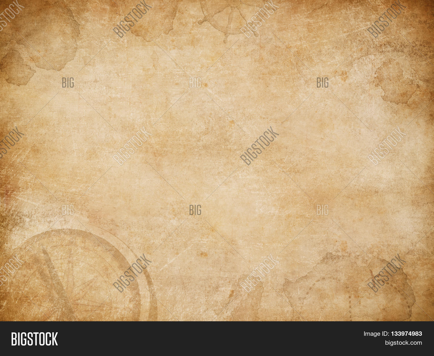 Old Treasure Map Background