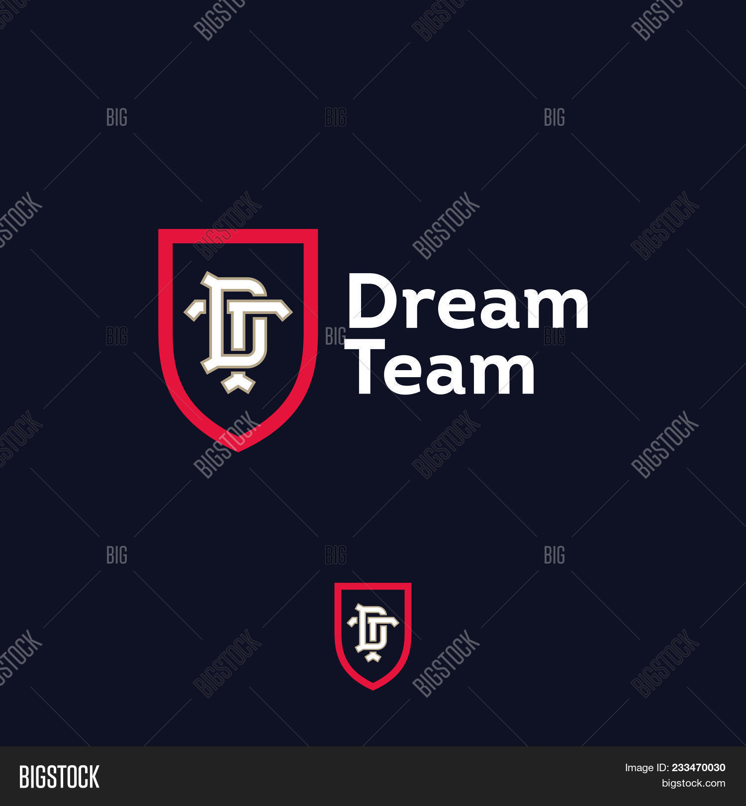 Dream Team Logo. Vector & Photo (Free Trial) | Bigstock
