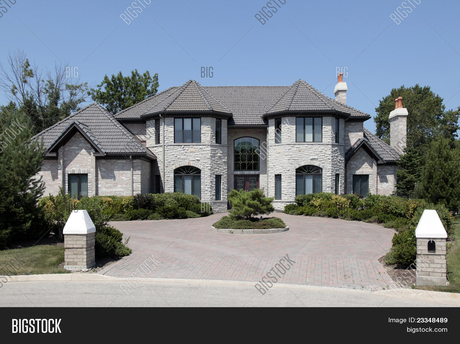 Large Stone Home Image & Photo (Free Trial) | Bigstock