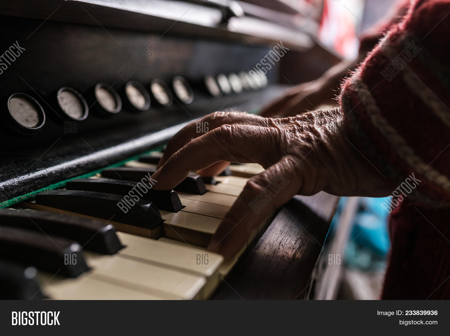 Old Man Playing Organ Image & Photo (Free Trial) | Bigstock