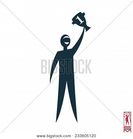 Winner Silhouette Vector
