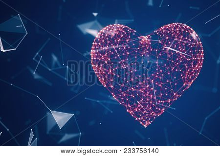 Digital Heart Icon Image & Photo (Free Trial) | Bigstock