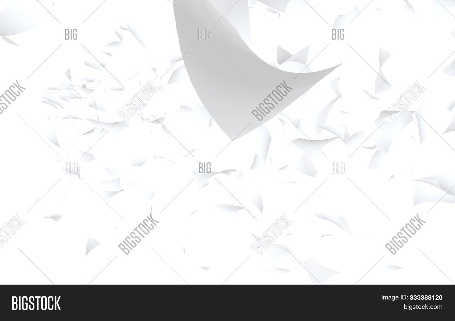 Flying Sheets Paper Image & Photo (Free Trial) | Bigstock