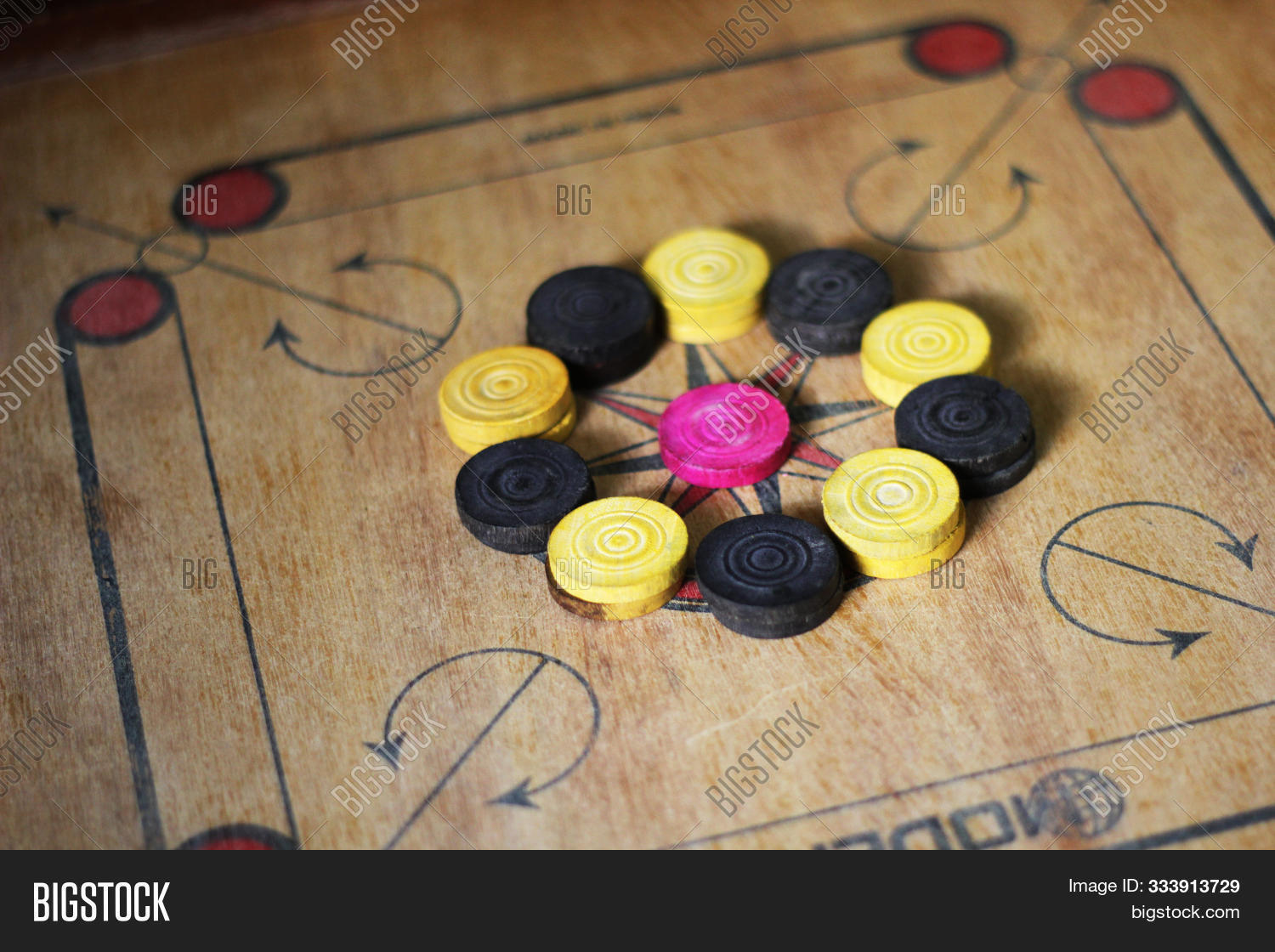 Game Carom Set Ready Image & Photo (Free Trial) | Bigstock