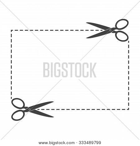 Scissor Border Images, Illustrations & Vectors (Free) - Bigstock