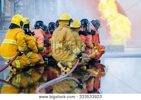 Firefighters Training Image & Photo (Free Trial) | Bigstock