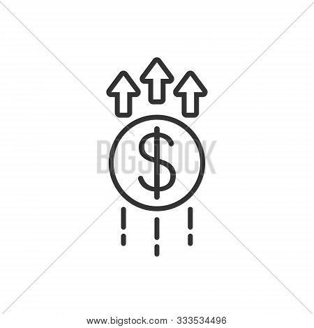 Growth Arrow Icon Vector & Photo (Free Trial) | Bigstock