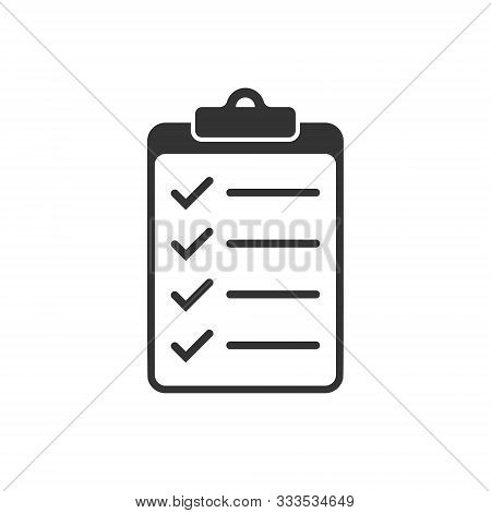Do List Icon Flat Vector & Photo (Free Trial) | Bigstock