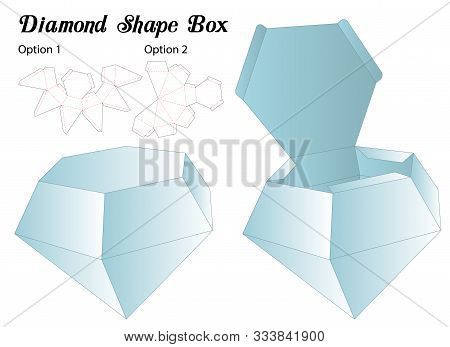 Diamond Shape Box Vector & Photo (Free Trial) | Bigstock