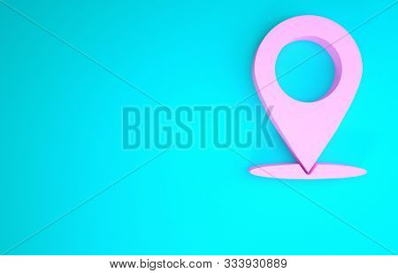 Pink Map Pin Icon Image & Photo (Free Trial) | Bigstock