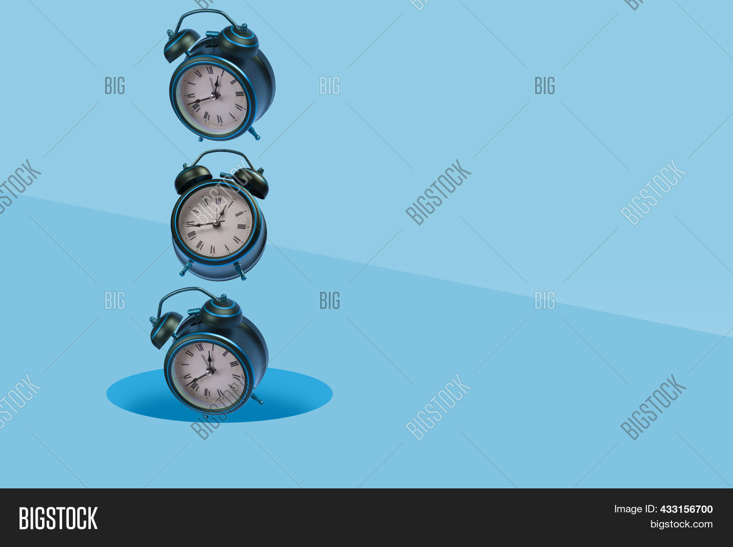 Alarm Clock Falling Image & Photo (Free Trial) | Bigstock