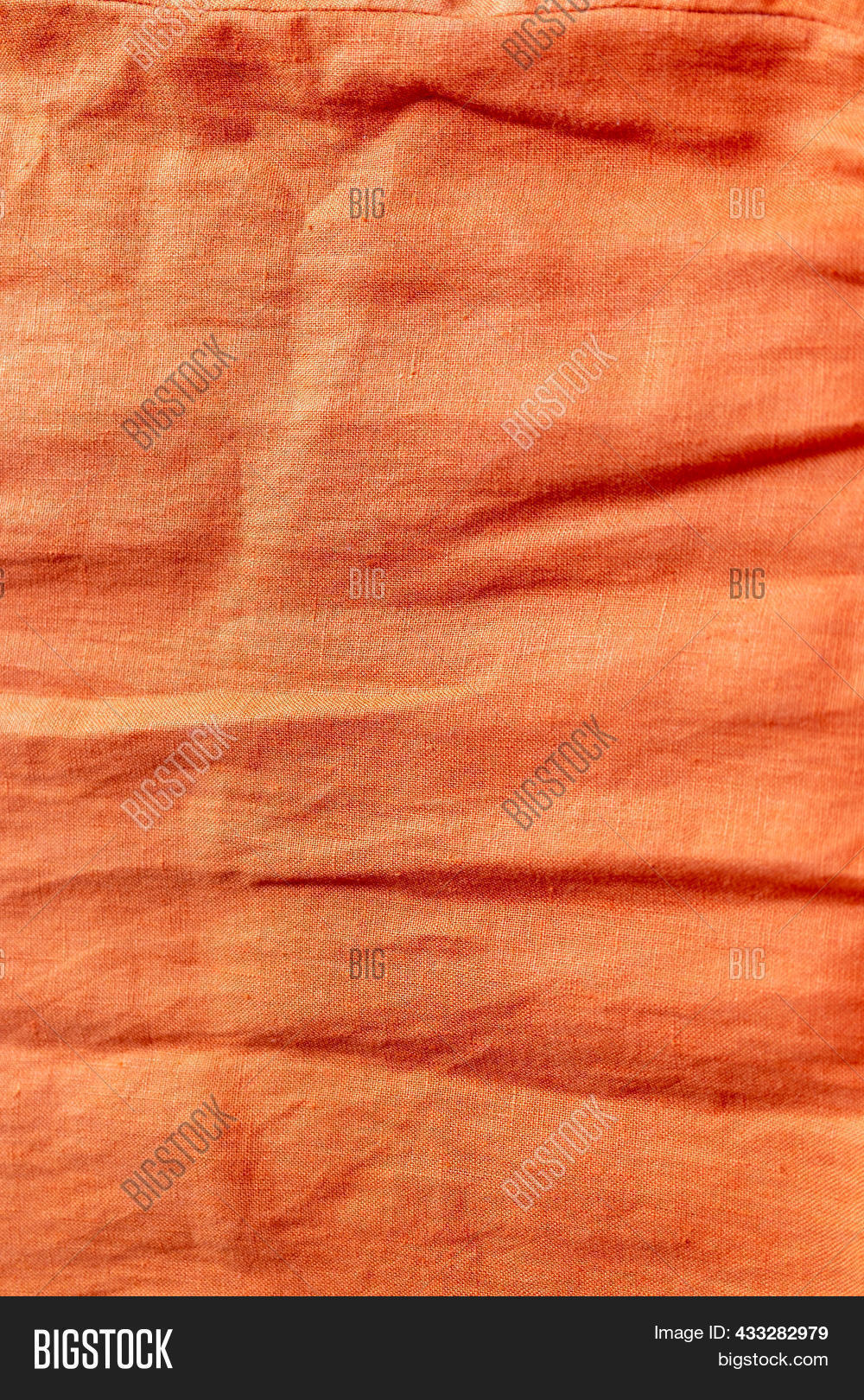 Orange Linen Fabric Image & Photo (Free Trial) | Bigstock
