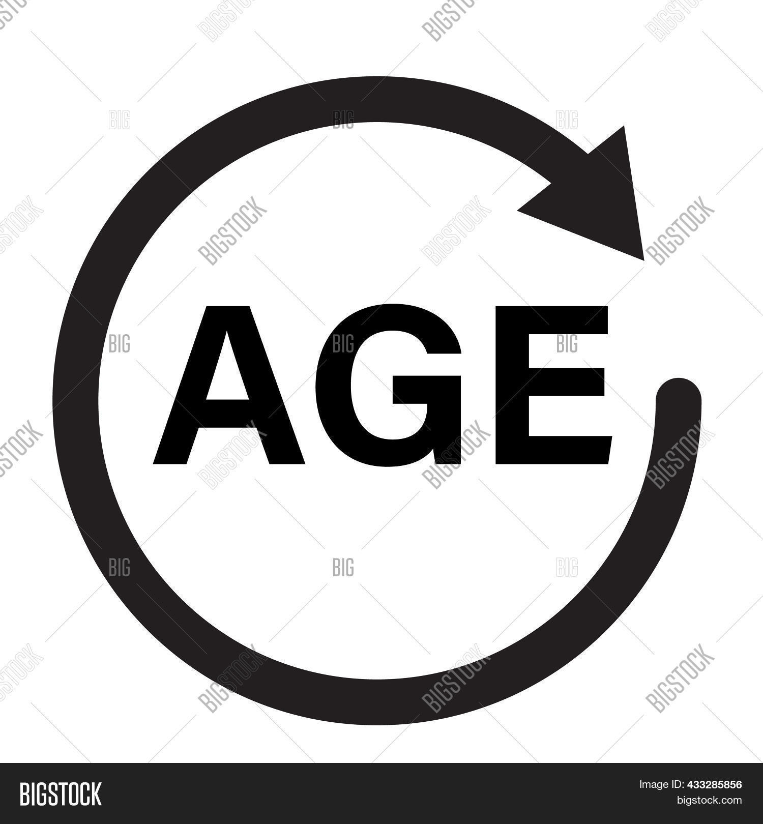 Age Icon On White Image & Photo (Free Trial) | Bigstock