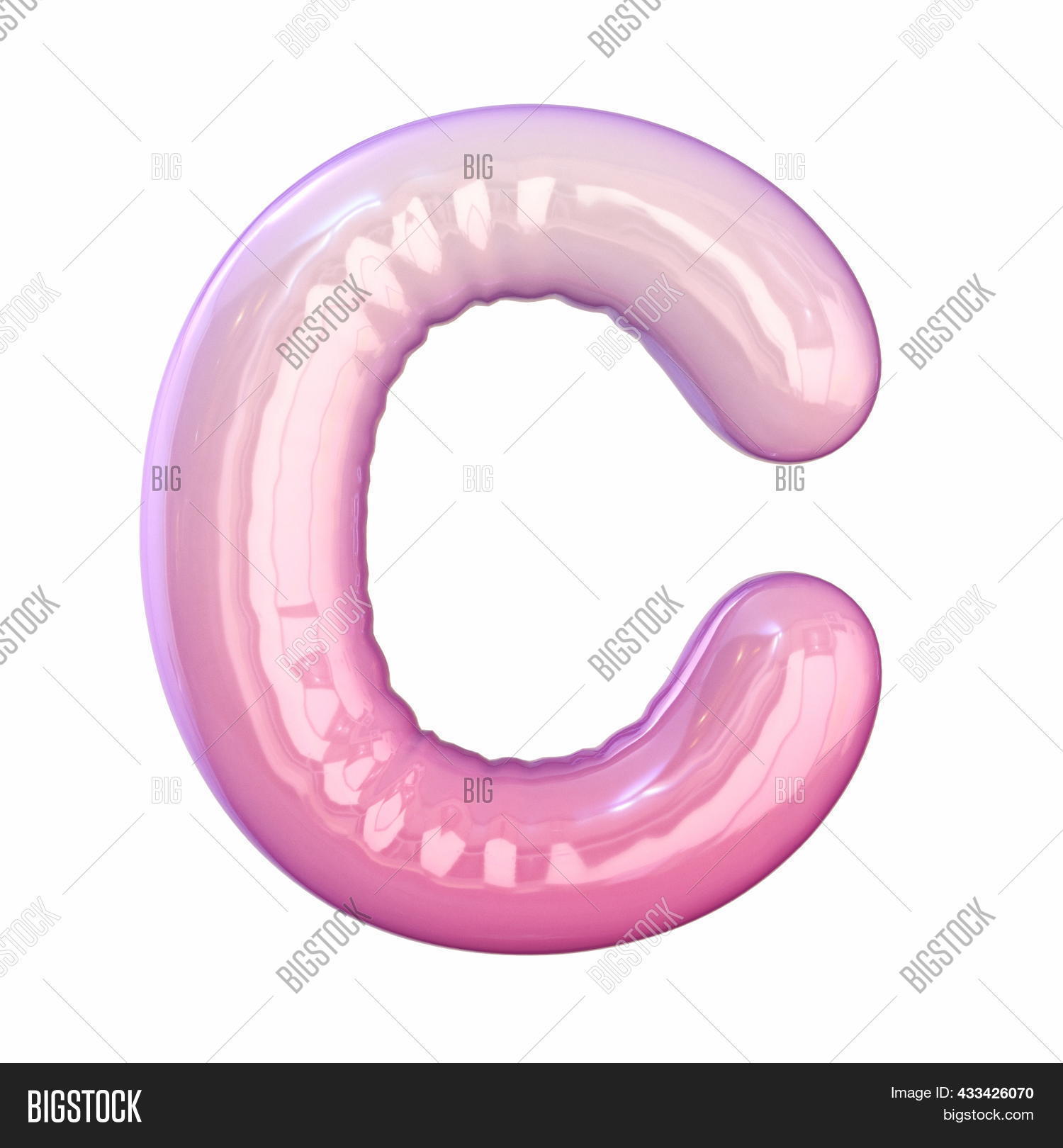 Pink Latex Glossy Font Image & Photo (Free Trial) | Bigstock