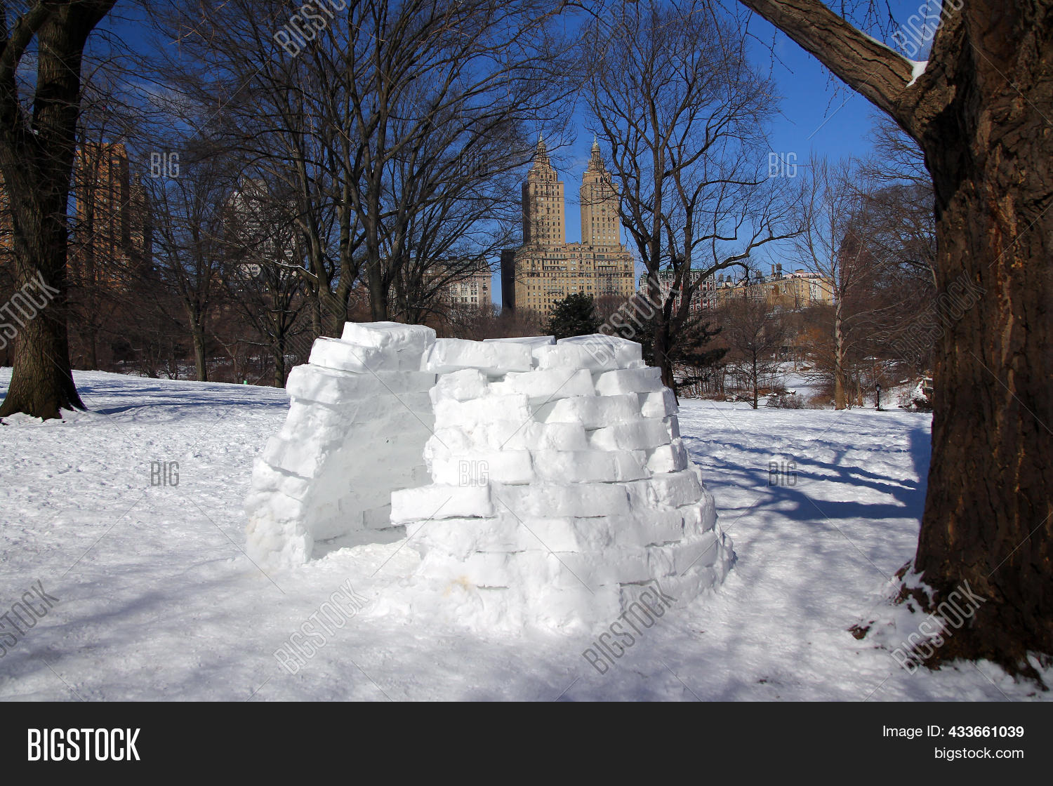 Igloo Made Bricks Ice Image & Photo (Free Trial) | Bigstock
