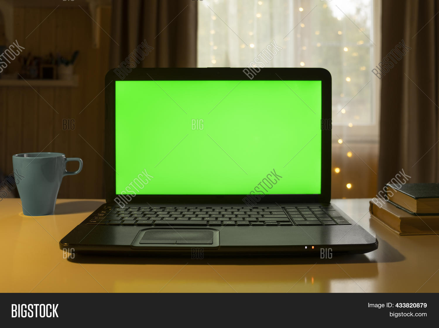 Laptop Computer Green Image & Photo (Free Trial) | Bigstock