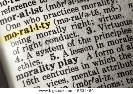 Morality Definition Image & Photo (Free Trial) | Bigstock