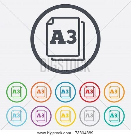 Paper Size A3 Vector & Photo (Free Trial) | Bigstock