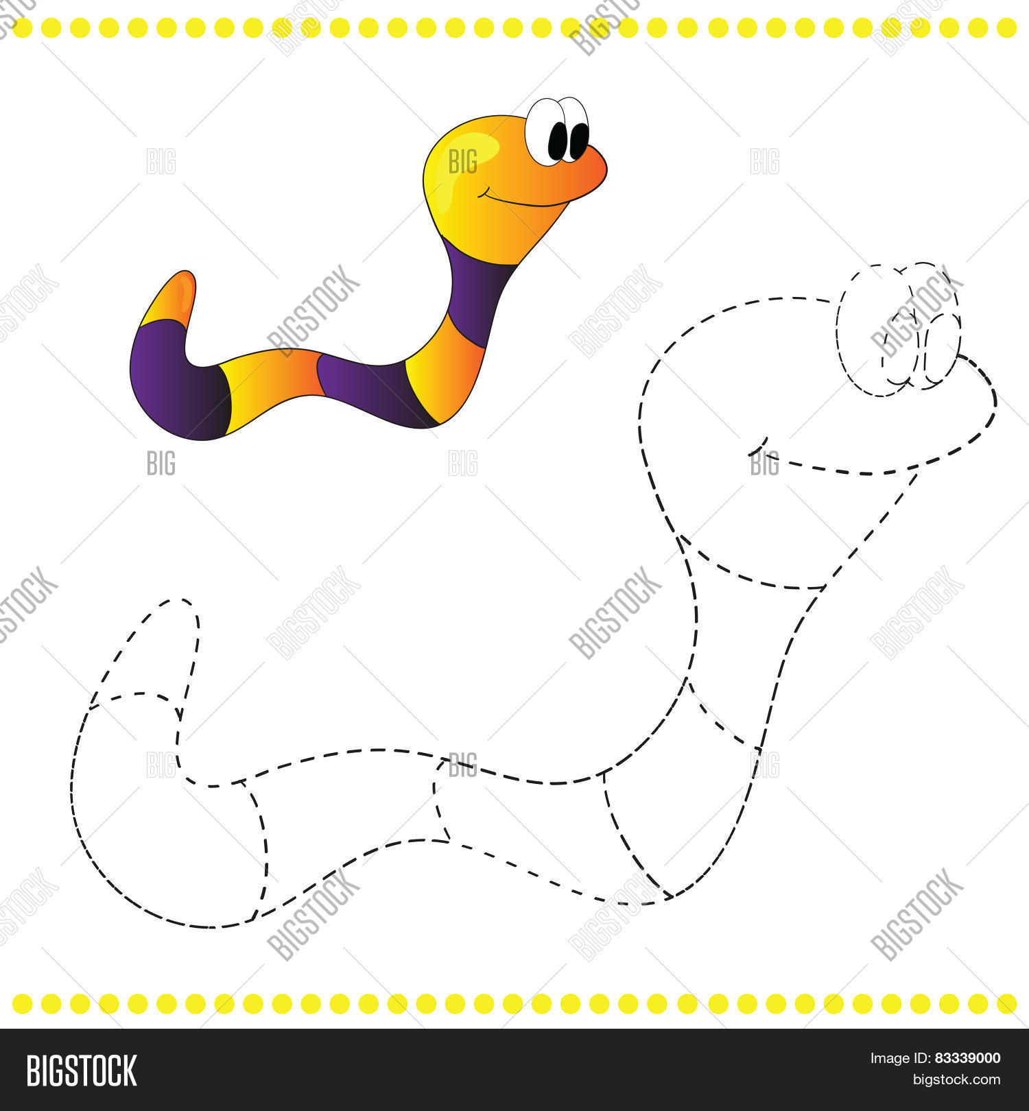 Connect Dots Coloring Vector & Photo (Free Trial) | Bigstock