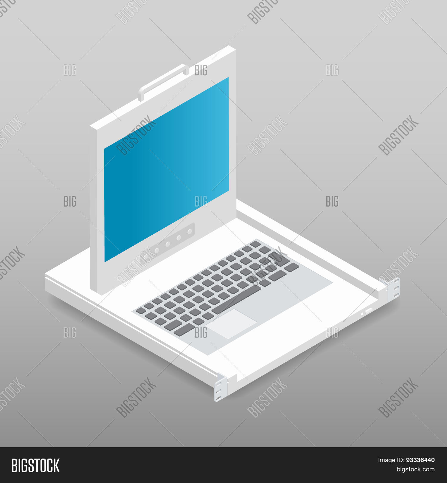 Kvm Switch Rackmount Vector & Photo (Free Trial) | Bigstock