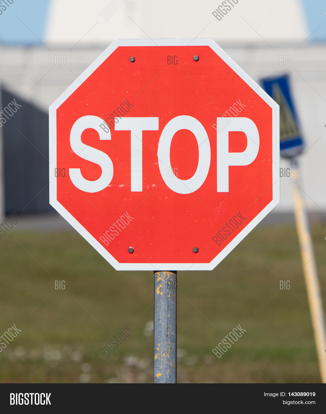 Old Stop Sign On Image & Photo (Free Trial) | Bigstock