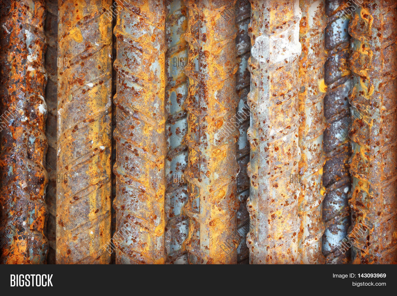 Steel Bars Close- Image & Photo (Free Trial) | Bigstock