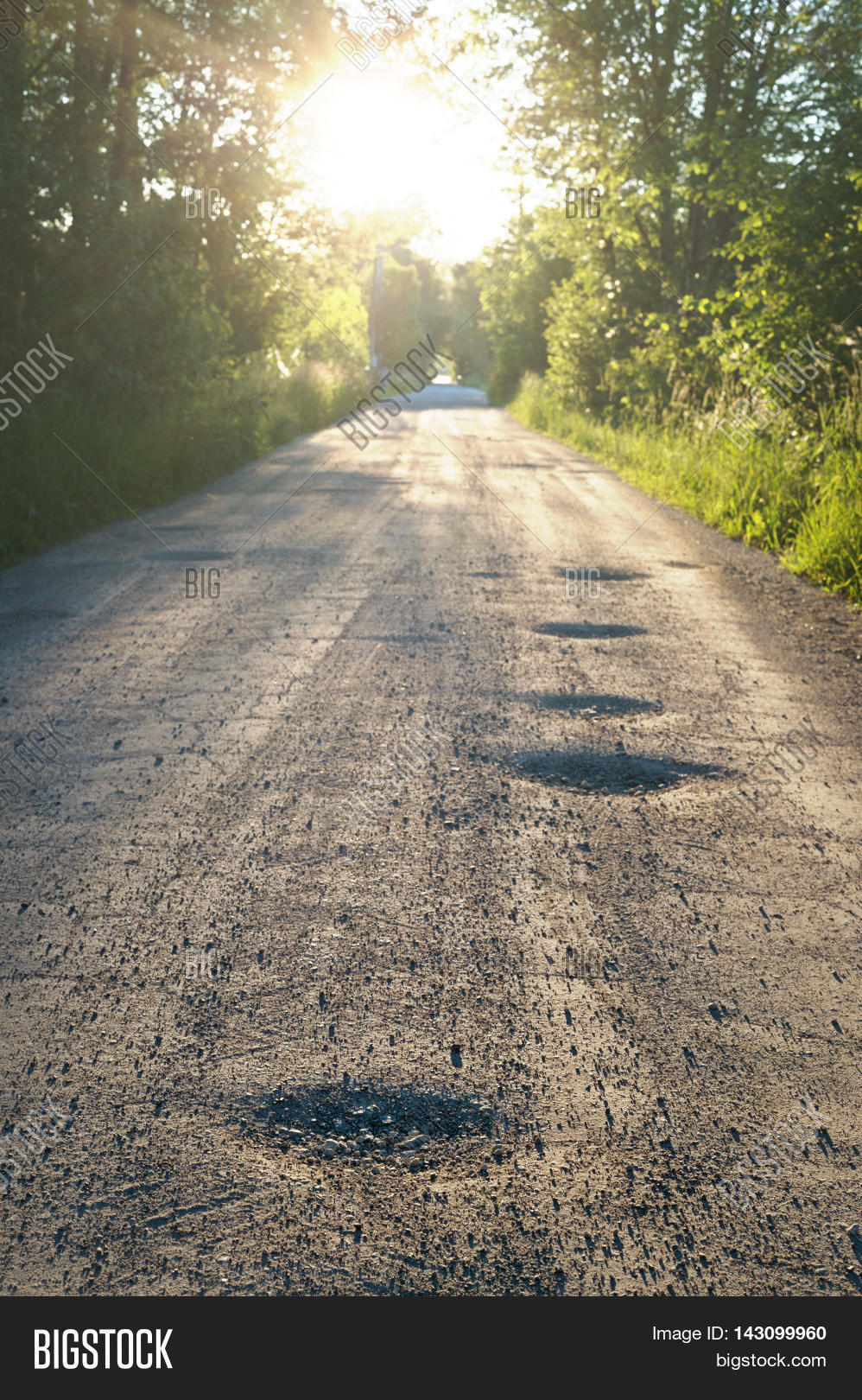 Bumpy Dirt Road Holes Image & Photo (Free Trial) | Bigstock