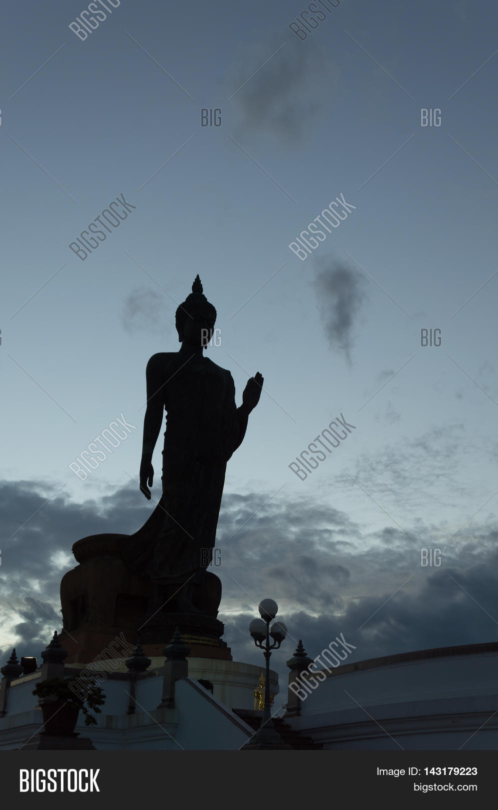 Buddha Image Walking Image & Photo (Free Trial) | Bigstock