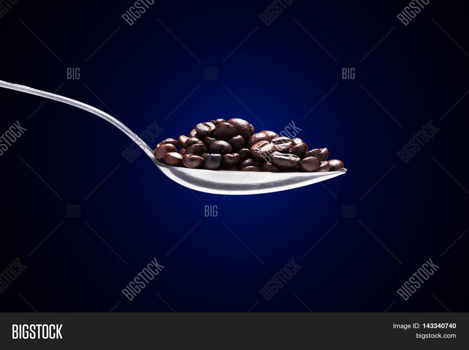 Coffe Beans On Spoon Image & Photo (Free Trial) | Bigstock