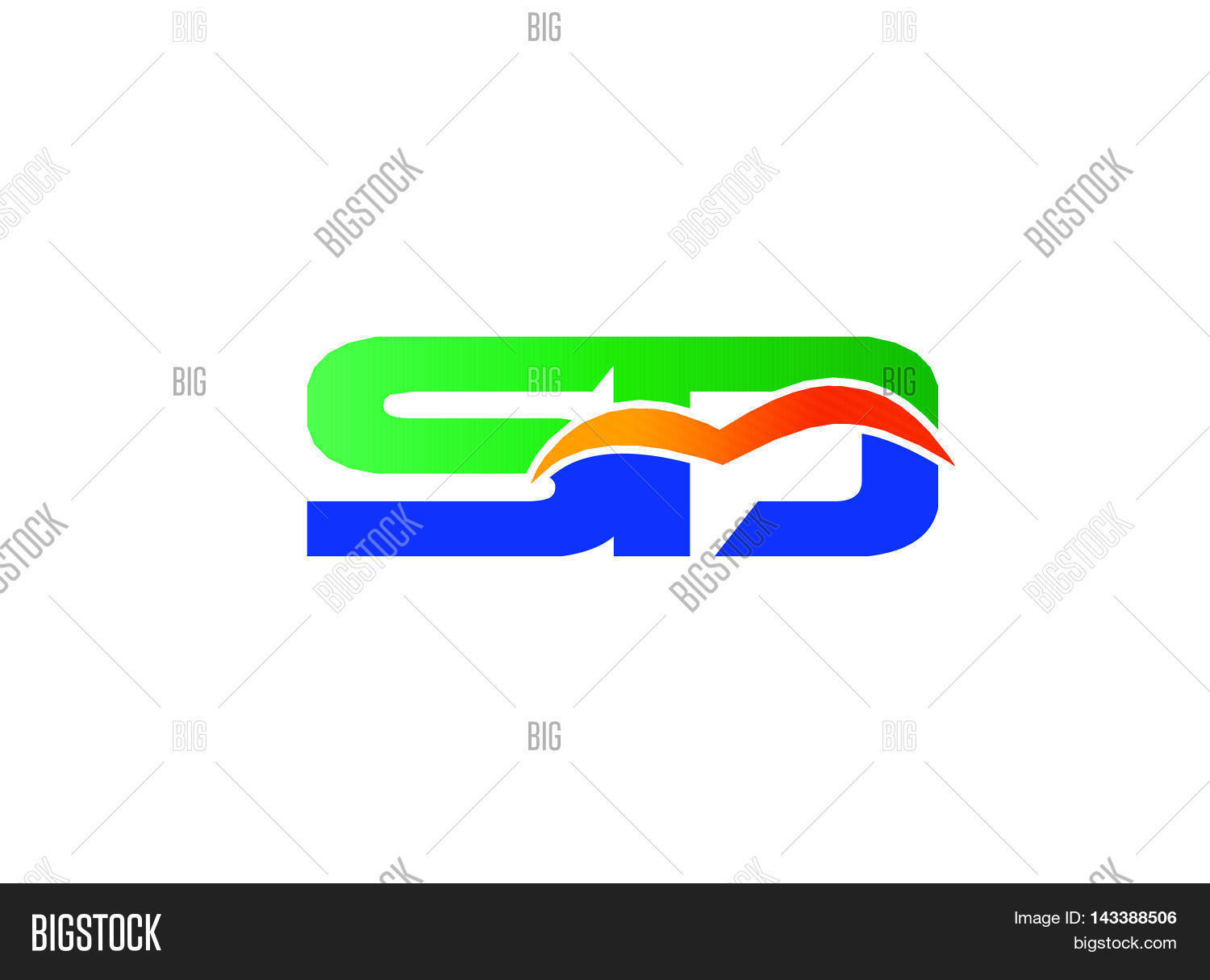 Letter S D Logo. SD Vector & Photo (Free Trial) | Bigstock